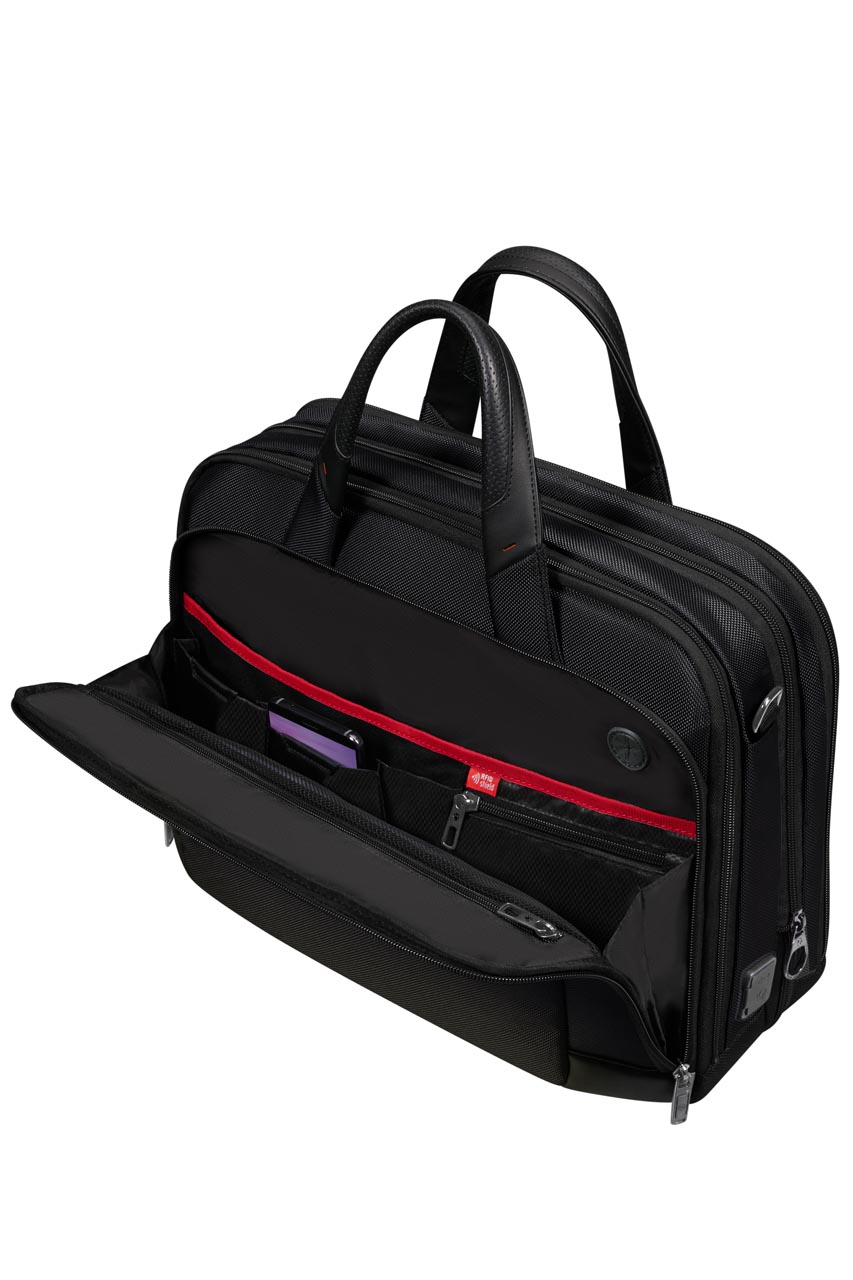 Samsonite PRO DLX 6 Bailhandle 15.6" Exp black